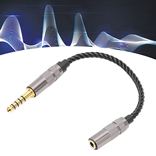 Headphone Adapter Cable, Gold Plated Connector, 4.4MM Balanced Male to 3.5MM Stereo Female, OFC Core Anti Interference Suitable for NW ZX507 DMP Z1 NW ZX300a