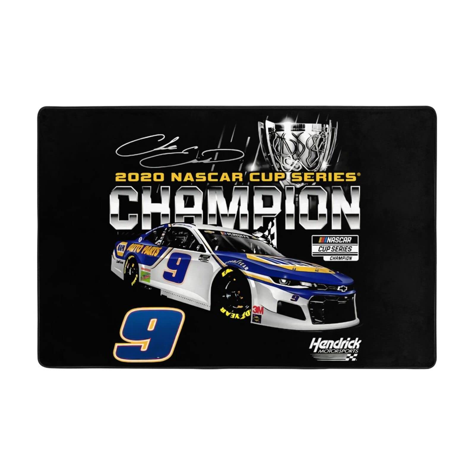 Chase Elliott 9 Luxury Rug for Bedroom Living Room, Area Rubber Backing Non Slip Mat