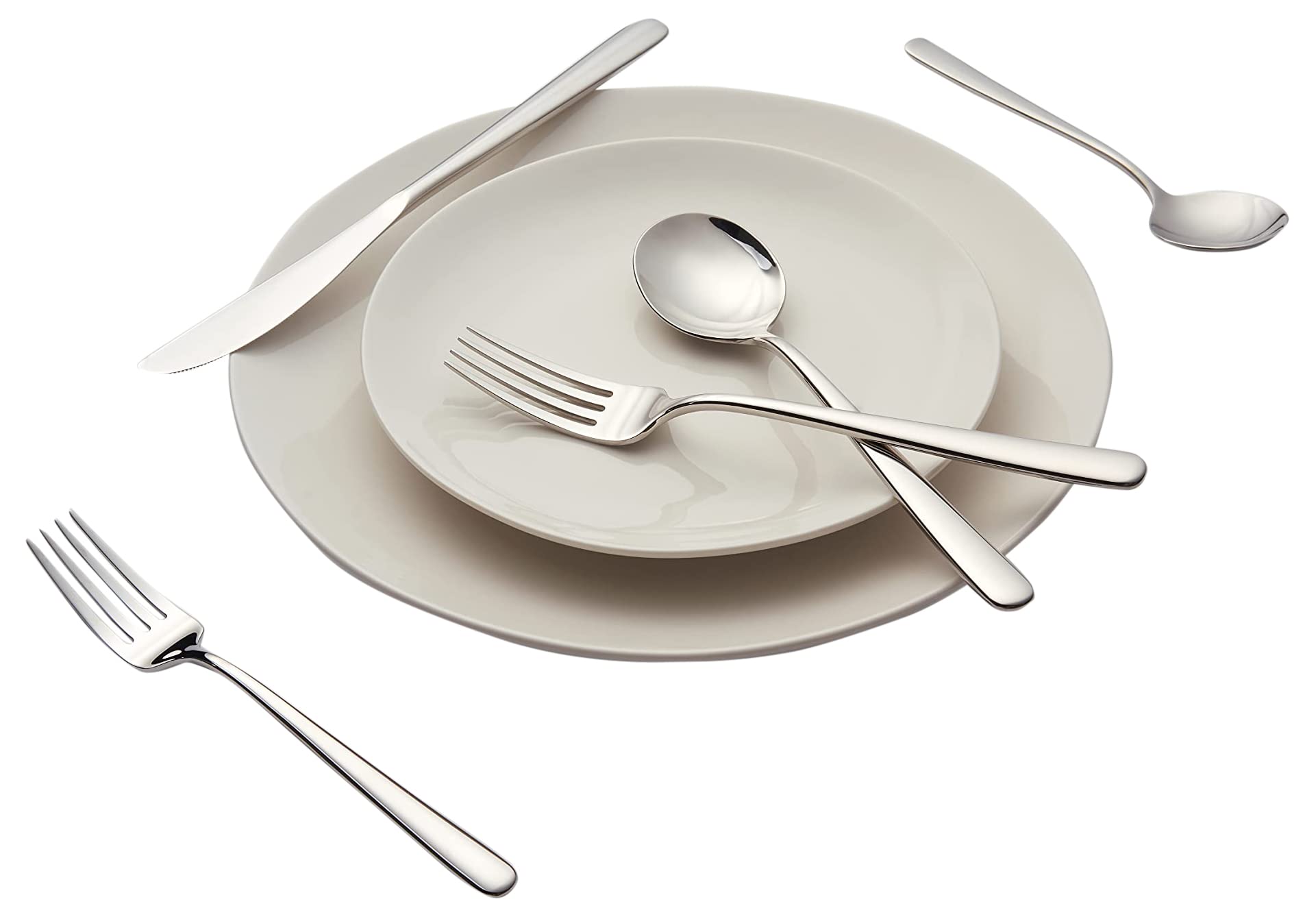 Cambridge Silversmiths Lorenn Mirror 20-Piece Flatware Set, Service for 4