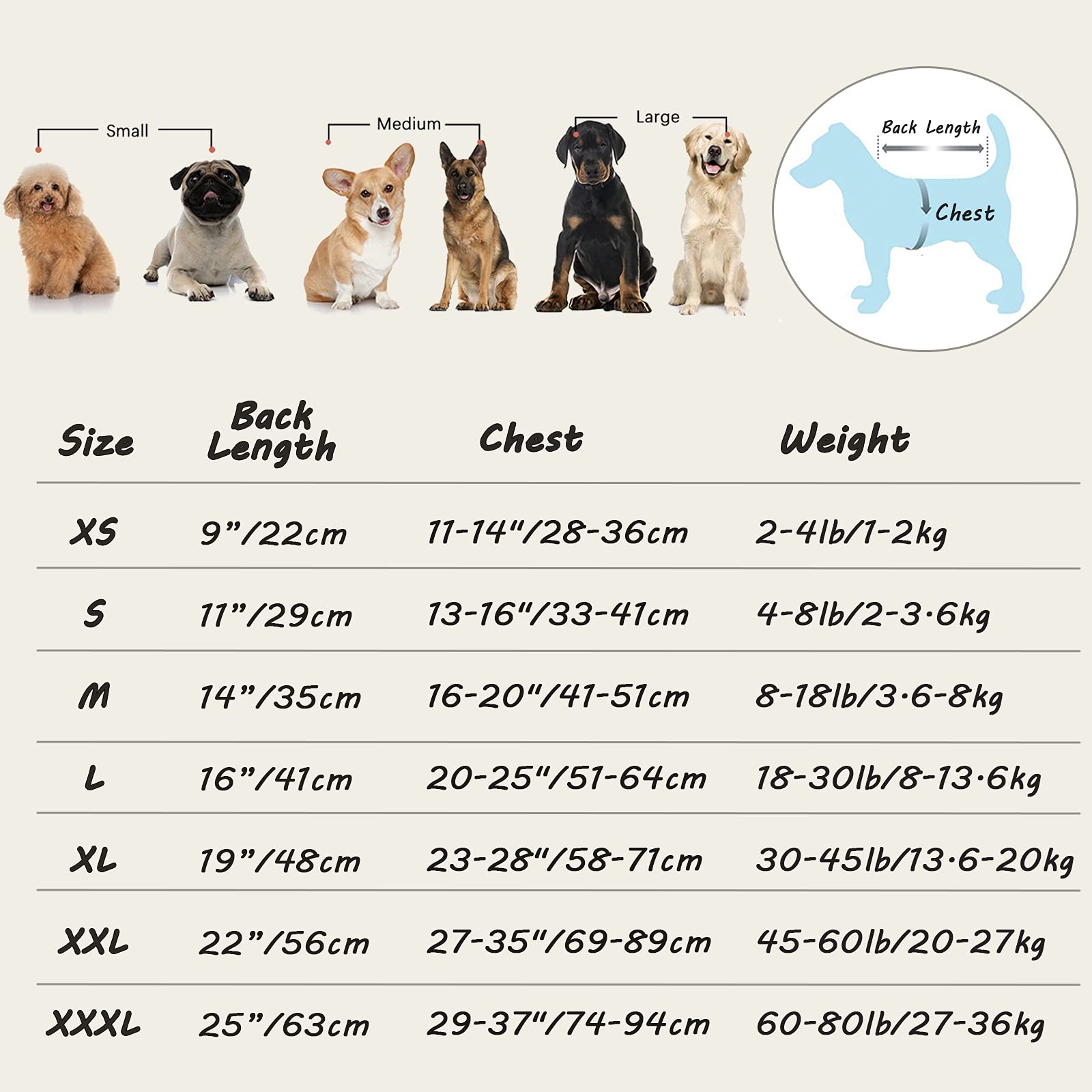 Hipet Dog Onesie Dog Surgery Recovery Suit for Male Female Surgical Suit for Spay and Neuter E-Collar & Cone Alternative Anti-Biting Lick Wound