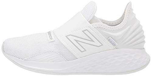 New Balance Fresh Foam Roav V1 Bungee Running Shoe, Nb White/Light Aluminum, 3 US Unisex Little Kid