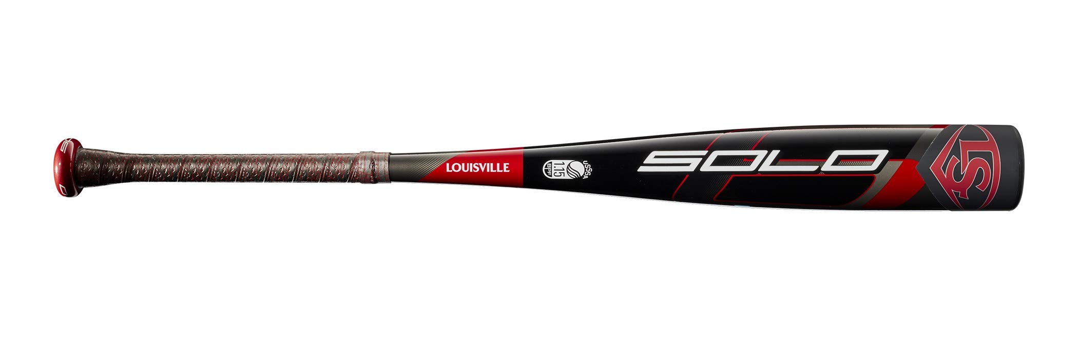 Louisville Slugger unisex-adult 2020 Solo (-10) 2 3/4" Senior League Baseball Bat, 30"/20 oz, Black