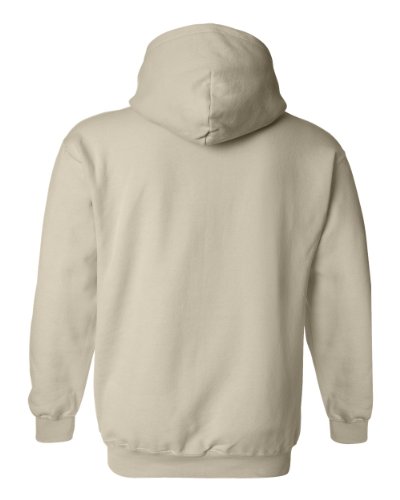 Gildan Men's Pouch Pocket Hooded Sweatshirt, Sand, S