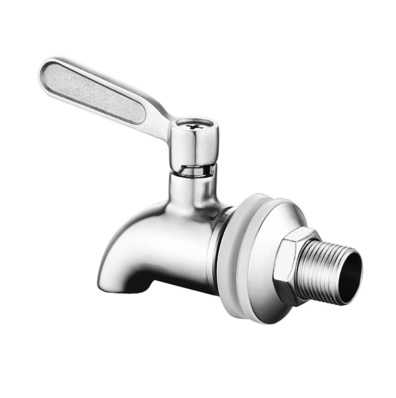 Carvedexquisitely Beverage Dispenser Replacement Spigot,Stainless Steel Faucet for Water Dispenser,Drink Dispenser Replacement Spout 2 Pack