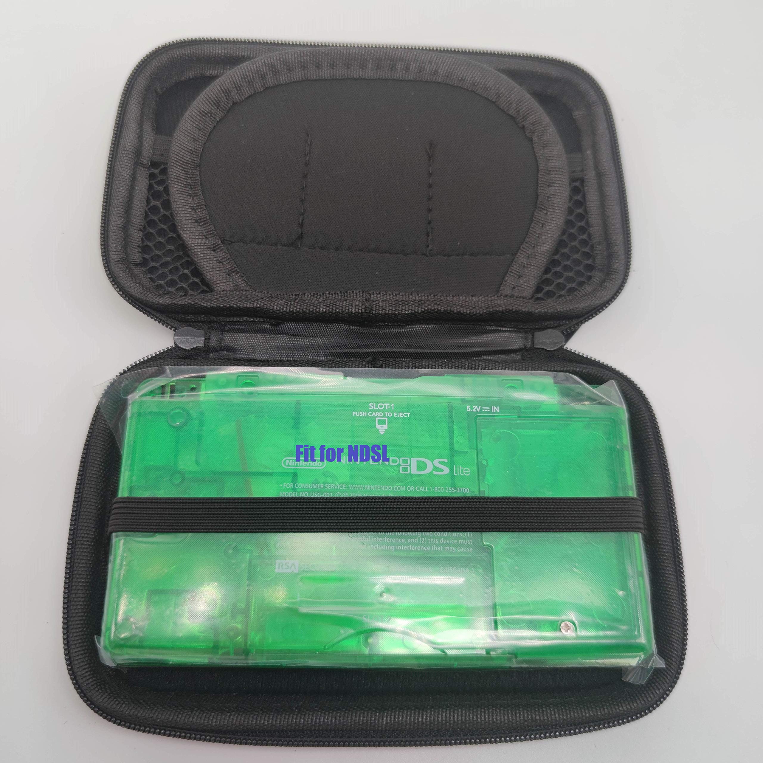 Travel Carrying Protective Cover EVA Hard Case Storage Bag Replacement for Game Boy Advance Color Pocket GBA GBC GBP Console for Nintendo DS Lite NDSL NDSi (Black)