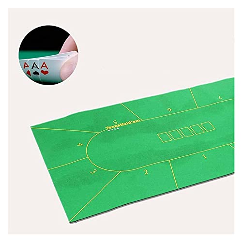 Craps and Roulette Table Felt 18090cm Texas Pokers Table Cloth Tablecloth Casino Poker Set Board Game Mat Poker Accessory for 10 Player