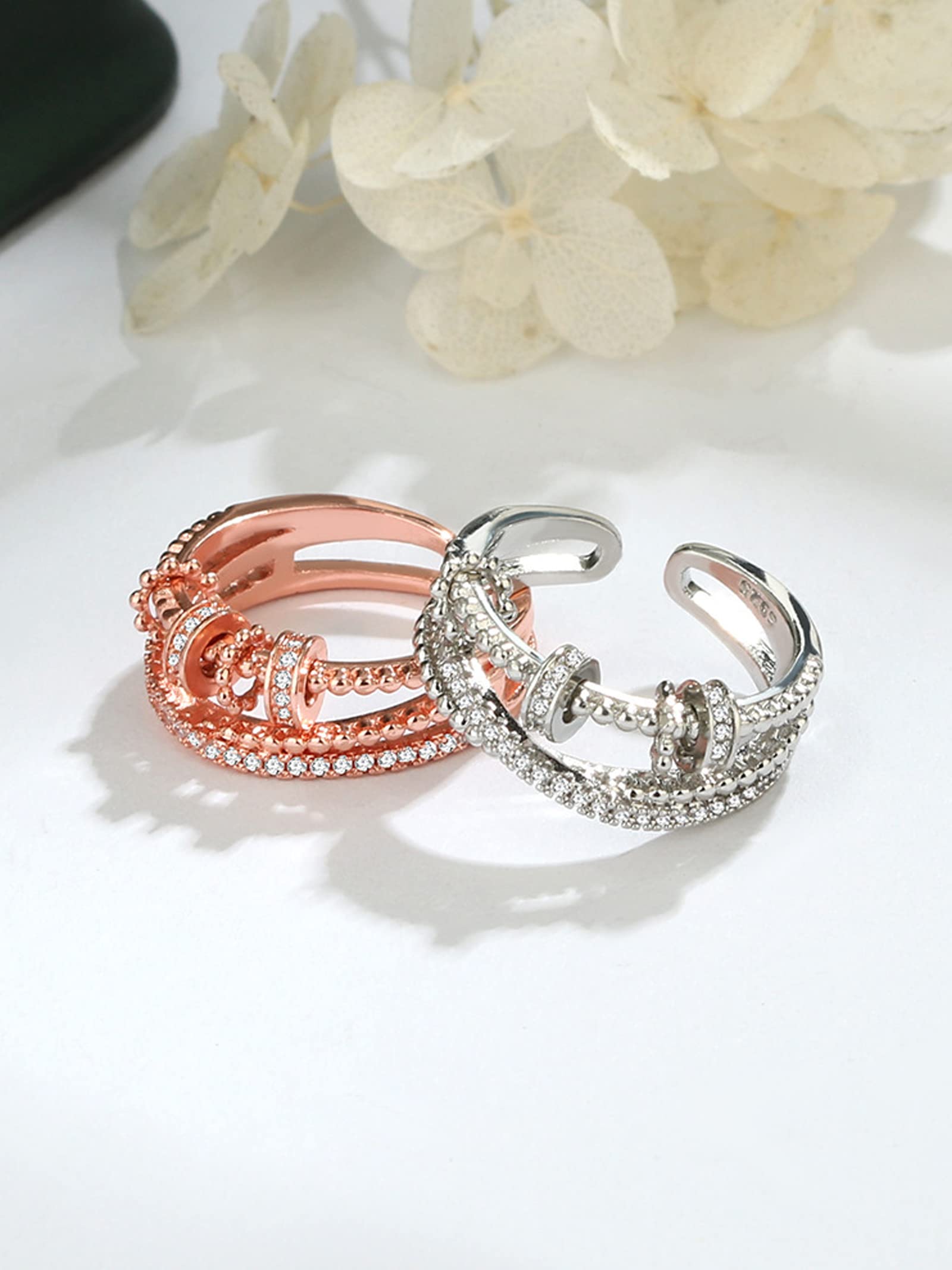 choice of all Diystar Threanic Triple-spin Ring
