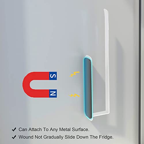 CASUN Magnetic Paper Towel Holder - Multifunctional Paper Towel Bar with Strong Magnetic Backing for Kitchen, Refrigerator,White