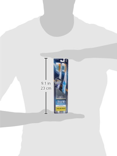 Oral-B Pro-Health Clinical Pro-Flex Toothbrush with Flexing Sides, 40S - Soft, 2 Count