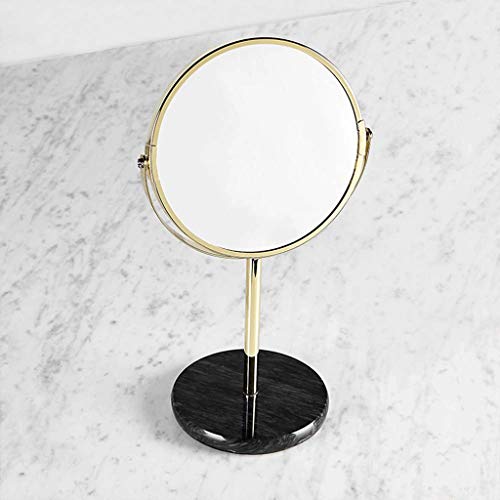 COTCLO Makeup Mirror-Makeup Mirror Double-Side Freestanding Tabletop Swivel Cosmetic Mirror Table Desktop Vanity Mirror