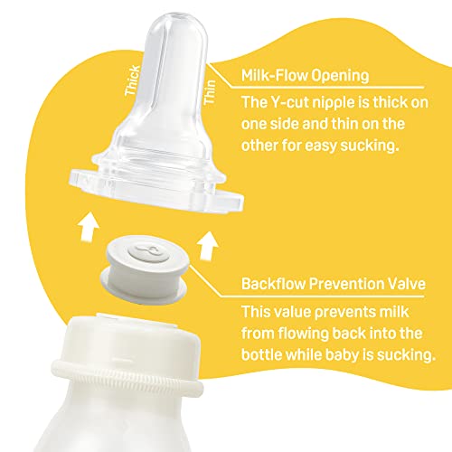 Pigeon Baby Cleft Palate Bottle with 2 Nipples, 8.11 Oz, Please Use It Under The Guidance of a Pediatrician