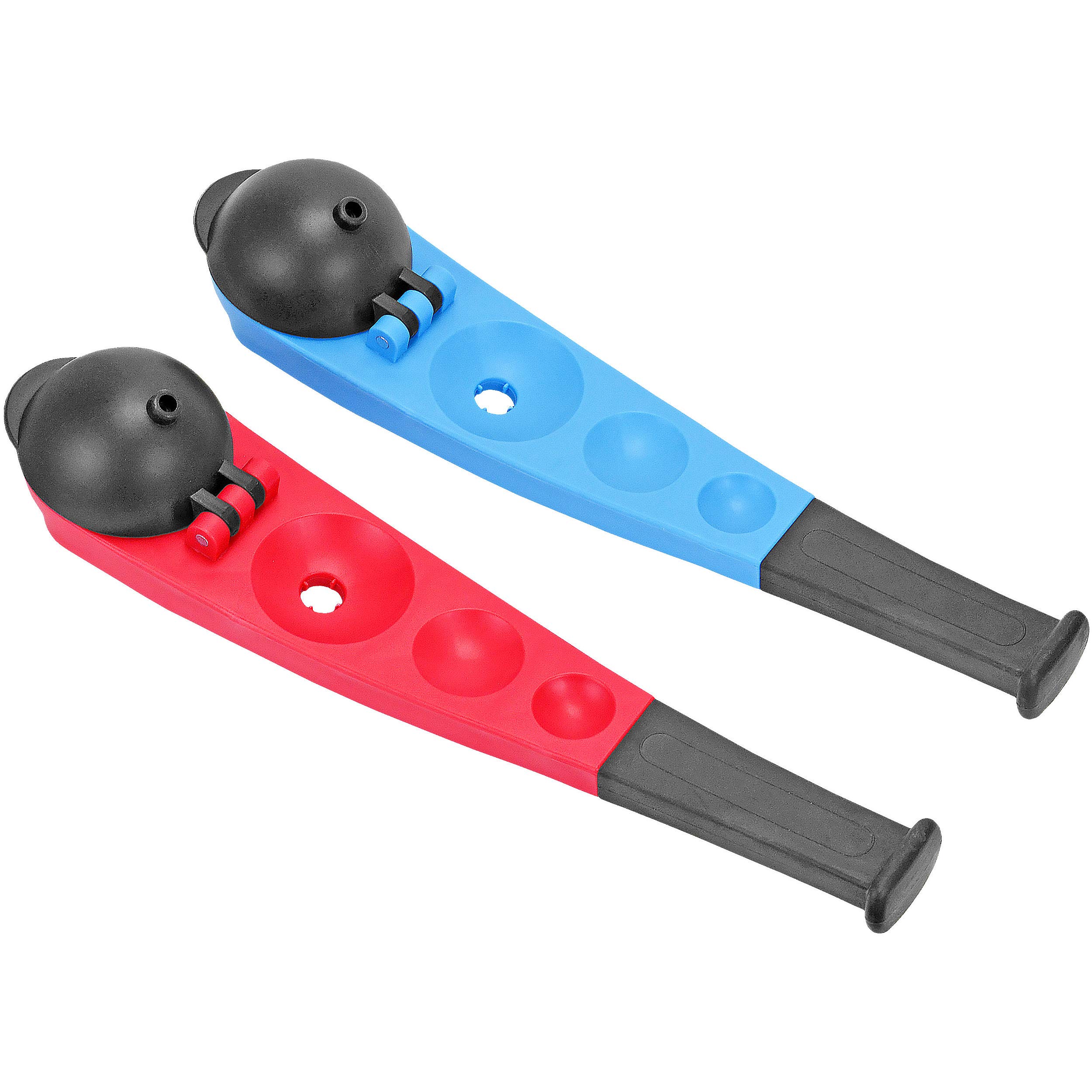Hoopla Toys Ultimate Winter Play Snowball Thrower Set, Durable Plastic, Red & Blue, Ergonomic Handle, Lightweight, Perfect for Kids & Adults, 2-Pack