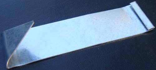 Set of Three (3) Long Length 2.5 Inch Long Amish Handmade Galvanized Siding House Hook Decor Hanger.