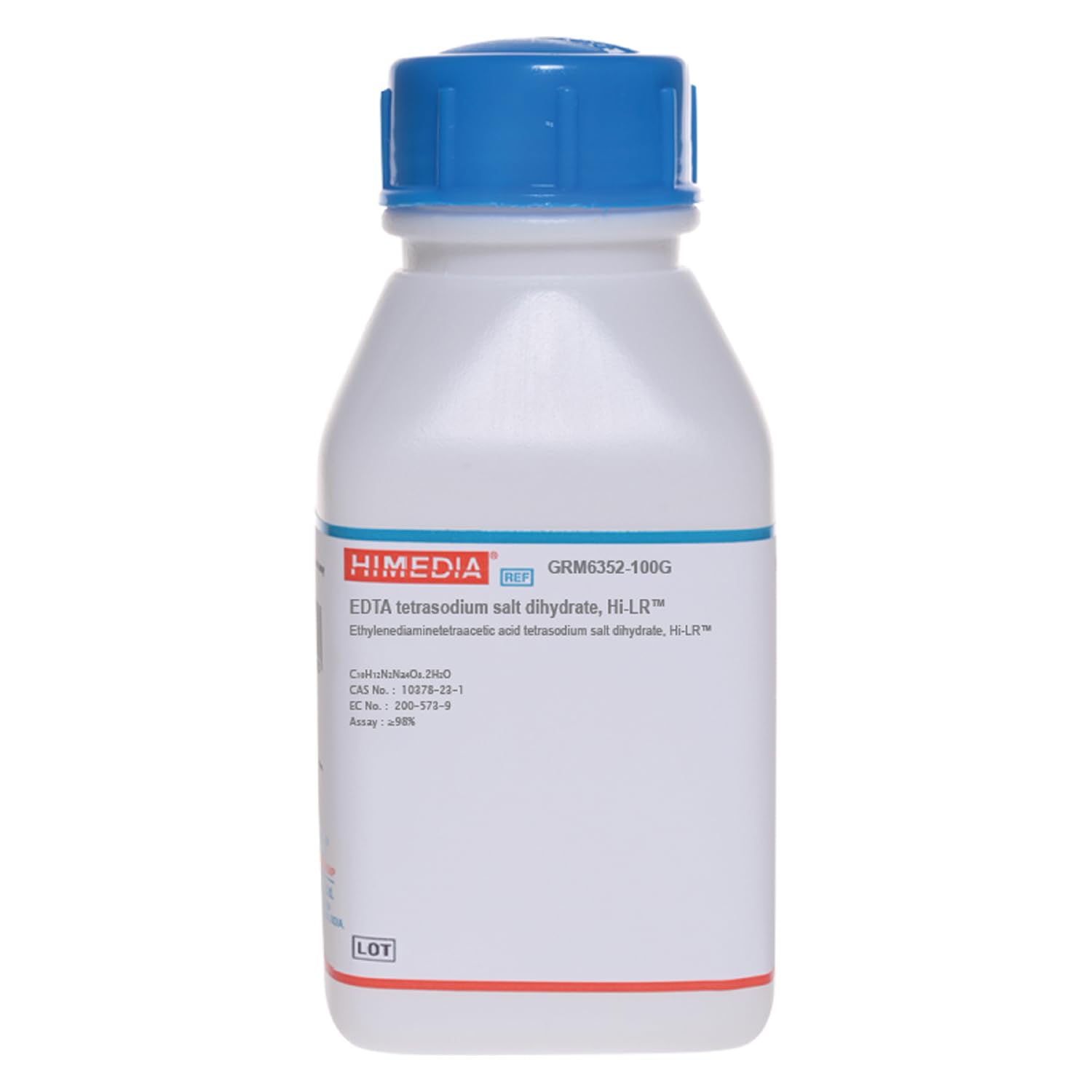HiMedia GRM6352-100G EDTA Tetrasodium Salt Dihydrate, L.R., 100 g