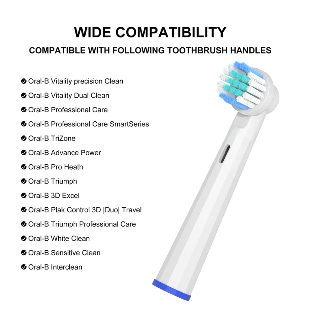 Electric Toothbrush Replacement Heads 8 Pack Professional Electric Toothbrush Replacement Heads Adult Standard Clean Electric Toothbrush Head