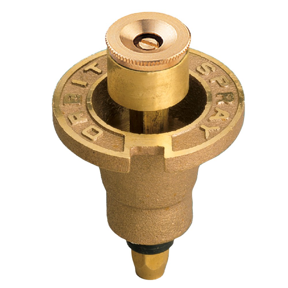 Orbit Half Spray Pattern All Brass Pop-Up Sprinkler Head