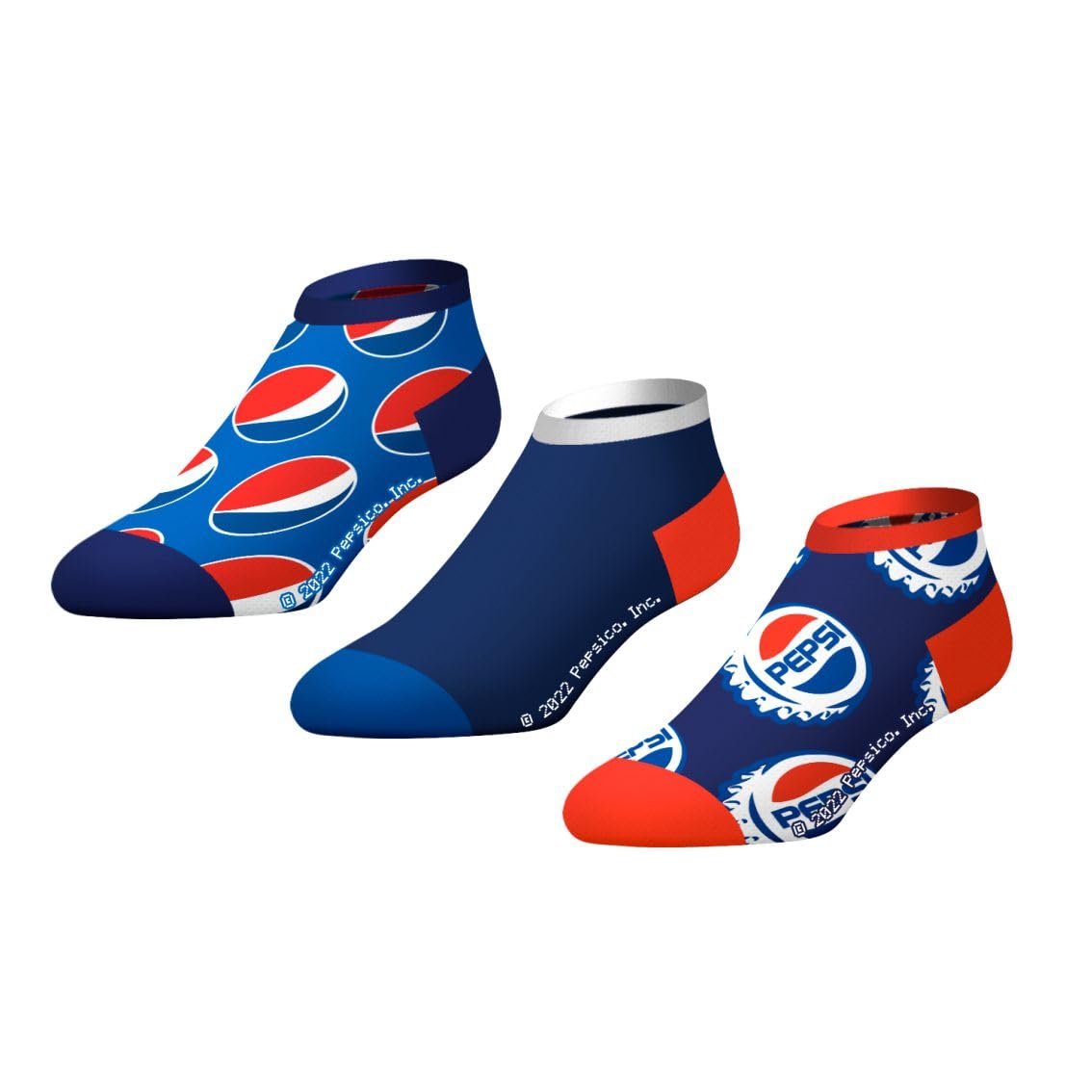 CRAZYBOXER Crazyuniverse Men's Novelty Socks Pepsi Men's Fun Dress Socks Crazy Funny Casual Low Cut Socks for Men