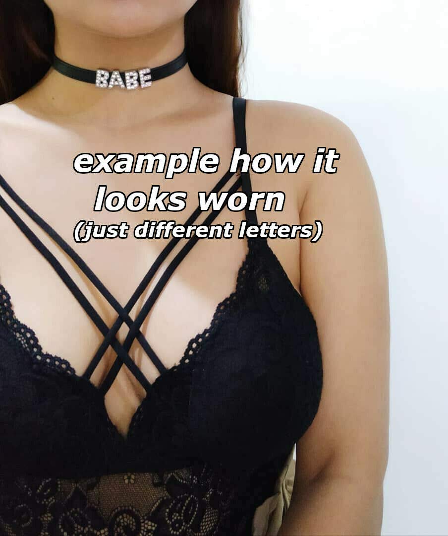 Choker Custom Faux Leather Yes Sir Collar for Women - Cute Sexy Submissive Adjustable Leather Collar Accessory