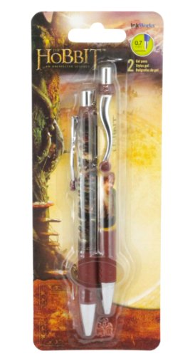 The Hobbit Movie Bilbo Baggins Cast 2 Gel Pens Set