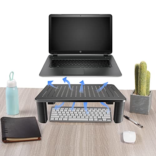 Pholiten Monitor Stand Riser,Laptop Stand Riser for Desk, Adjustable Laptop Stand Riser Holder,Computer Raiser,Desk Computer Stand,Laptop shelf,Monitor Risers