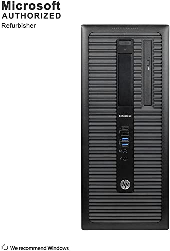 HP Fastest EliteDesk 800 G1 Business Tower Computer PC - Intel Quad-Core i7 3.9GHz, 16GB Ram, 1TB HDD + 120GB SSD, Wireless WiFi, Display Port, USB 3.0 Win 10 Pro (Renewed) (Intel Core i7)