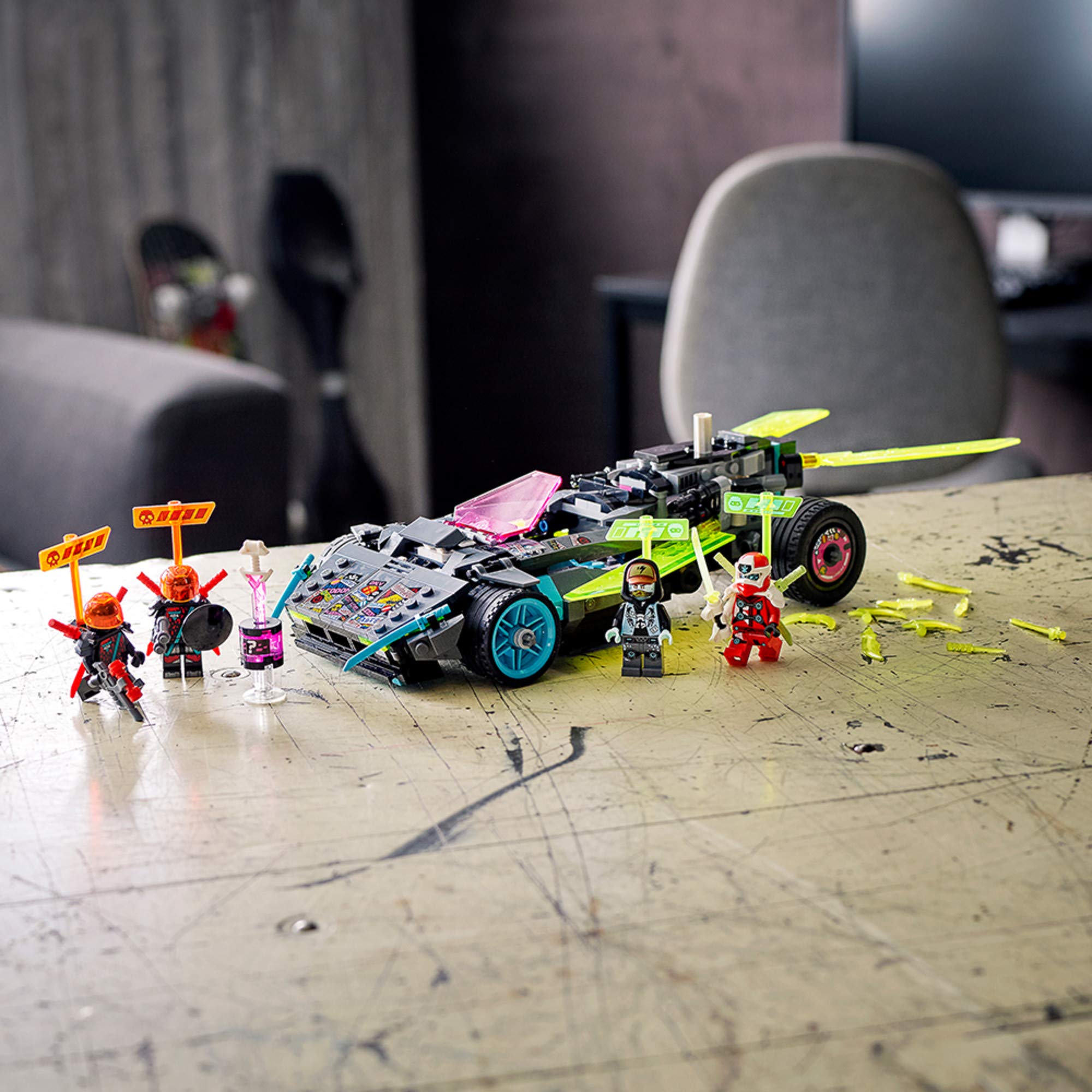 LEGO NINJAGO Ninja Tuner Car 71710 Toy Car for Kids Building Kit (419 Pieces)