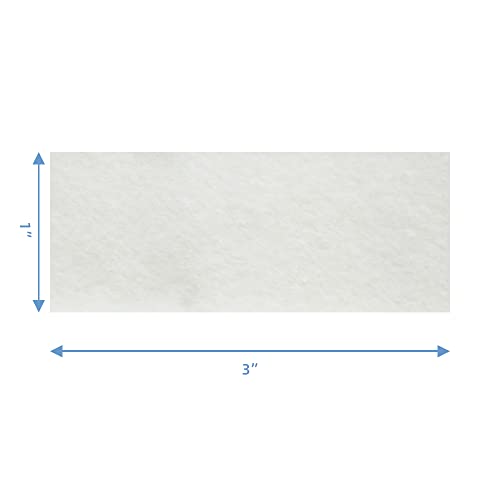 Calcium Alginate Wound Dressing Pads-Antimicrobial, Non-Stick Padding, Sterile, Highly Absorbent & Comfortable| Flexible & Gentle on The Skin, Faster Healing(1"X 3",20-Pack)