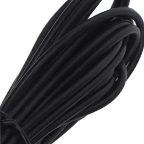 Clip Electrode Connective Cord, 5pcs Wide Applicability Clip Electrode Wire Potable Size Black for TENS Machine for Digital Therapeutic Machine