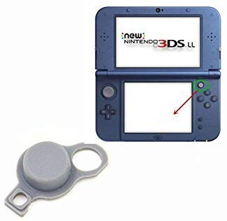 New Replacement C-Stick C Key Button Cap Analog C Joystick Stick Cap for Nintendo New 3DS / New 3DS XL LL-Dark Grey
