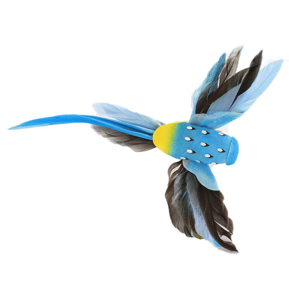 Oeey 12 Pcs Artificial Foam Hummingbird Feather Bird Figurine Simulation Feather Bird Ornaments for DIY Craft Wedding Decoration Home Garden Party Christmas Tree Embellishing Metal Clip