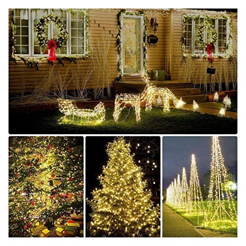 LIUPENGWEI Fairy String Lights,LED Rope Lights with 8 Lighting Modes, Perfect for Home, Garden, Bedroom, Christmas, Wedding, Party Decoration Lamp Garden Ghost Light