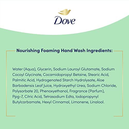 Dove Nourishing Foaming Hand Wash Aloe and Eucalyptus Touchless Battery Operated Dispenser Kit Moisturizing Foaming Hand Wash Refill 10.1 oz