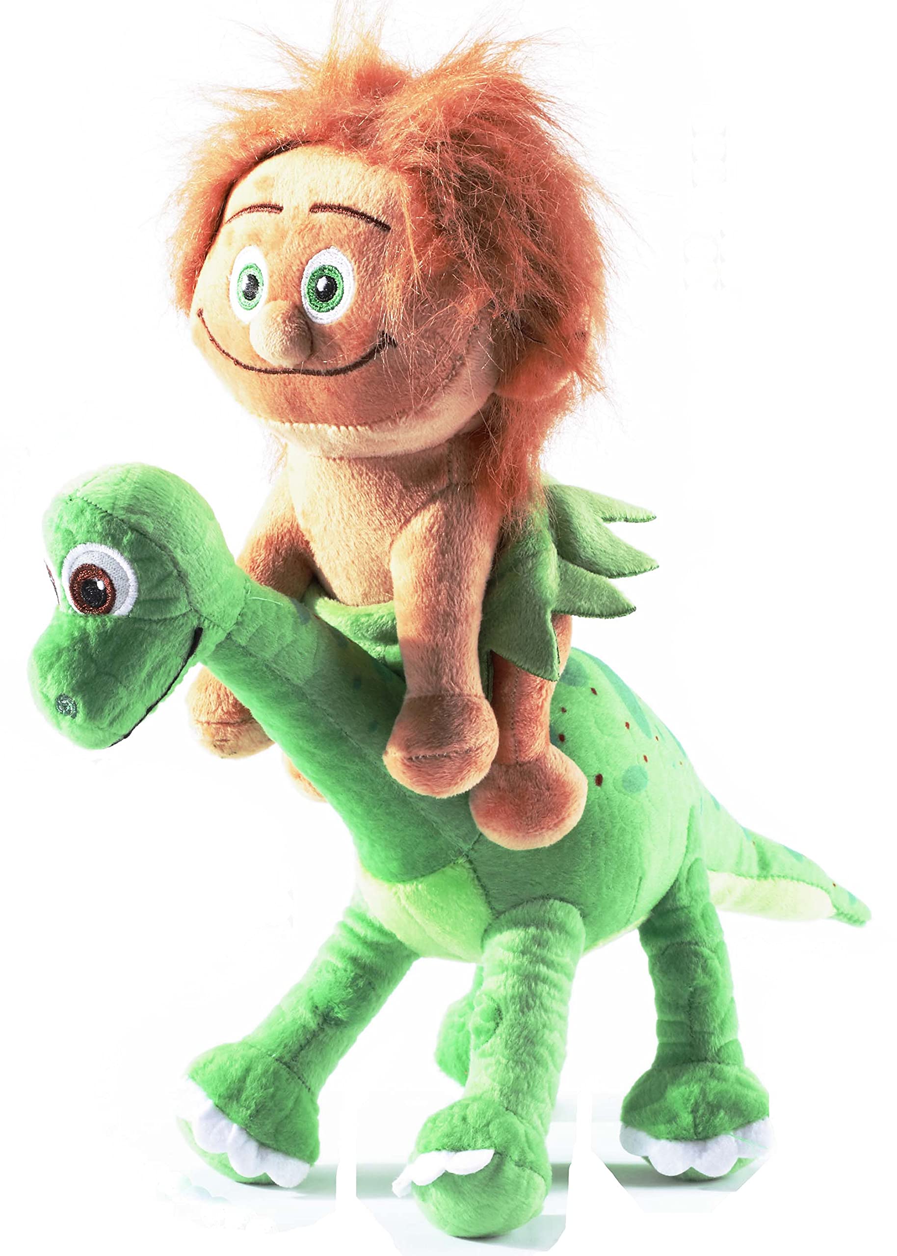 Tivcyi The Good Dinosaur Plush Toys Stuffed Animals Play Set- Spot The Child 7"/20CM + Arlo Baby 13"/35CM (2 Pack)