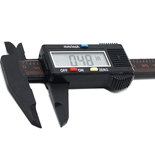 Digital Caliper, 6 Inch/ 150mm Vernier Caliper Measuring Tool, 6 Inch Calipers with 2.2'' Large LCD Screen, inch/mm Conversion, Auto-Off, for Length Depth Inner and Outer Diameter Measuring