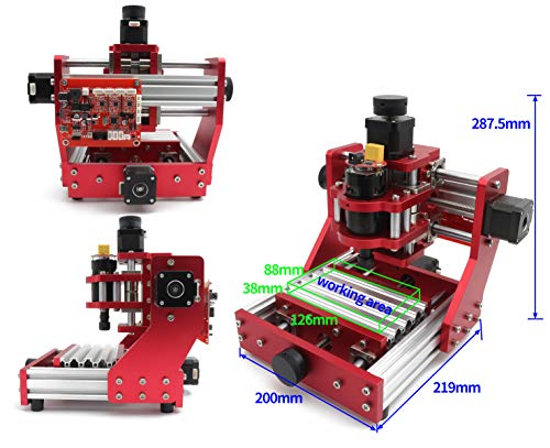 CNCTOPBAOS 1310 CNC Router Machine for Metal Carving,DIY Mini Desktop Benbox/GRBL Control Milling Machine for Aluminum,Copper,PVC,PCB,Acrylic,Wood Cutting Engraving Machine