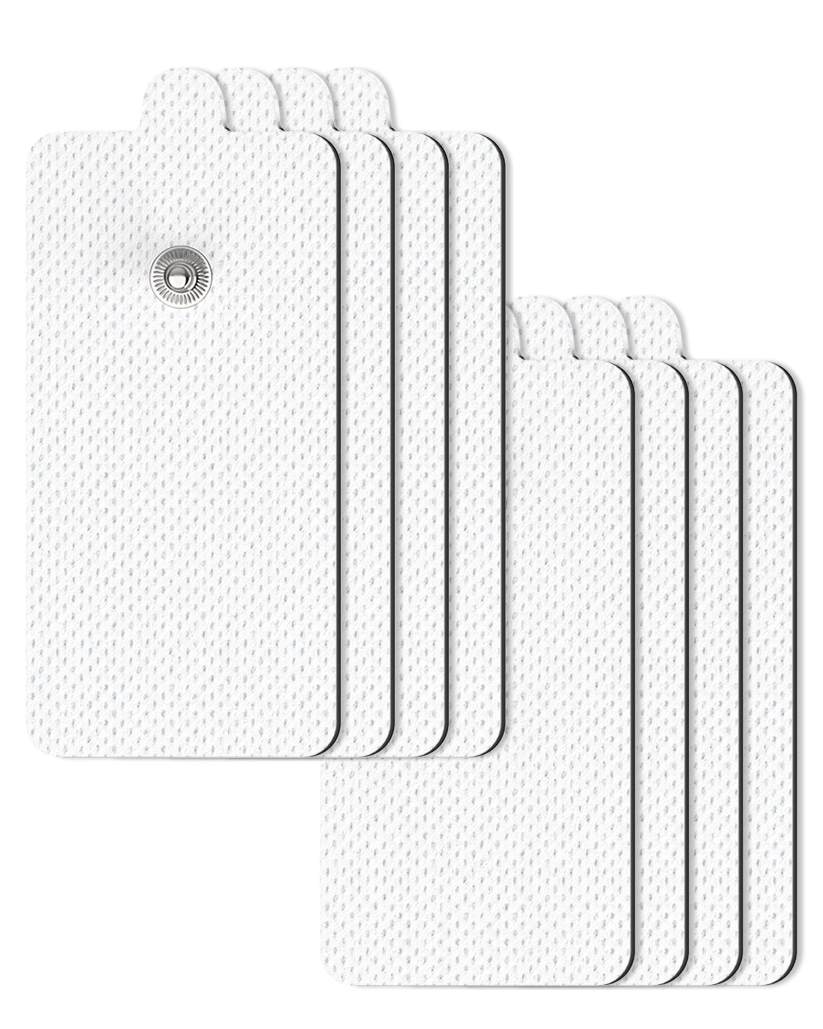 DUPPA Medical Electrodes Pads, Rectangular Replacement Pads, Electrode Patches Reusable Electrode Pads