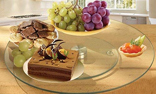 Brandobay Tempered Glass Lazy Susan