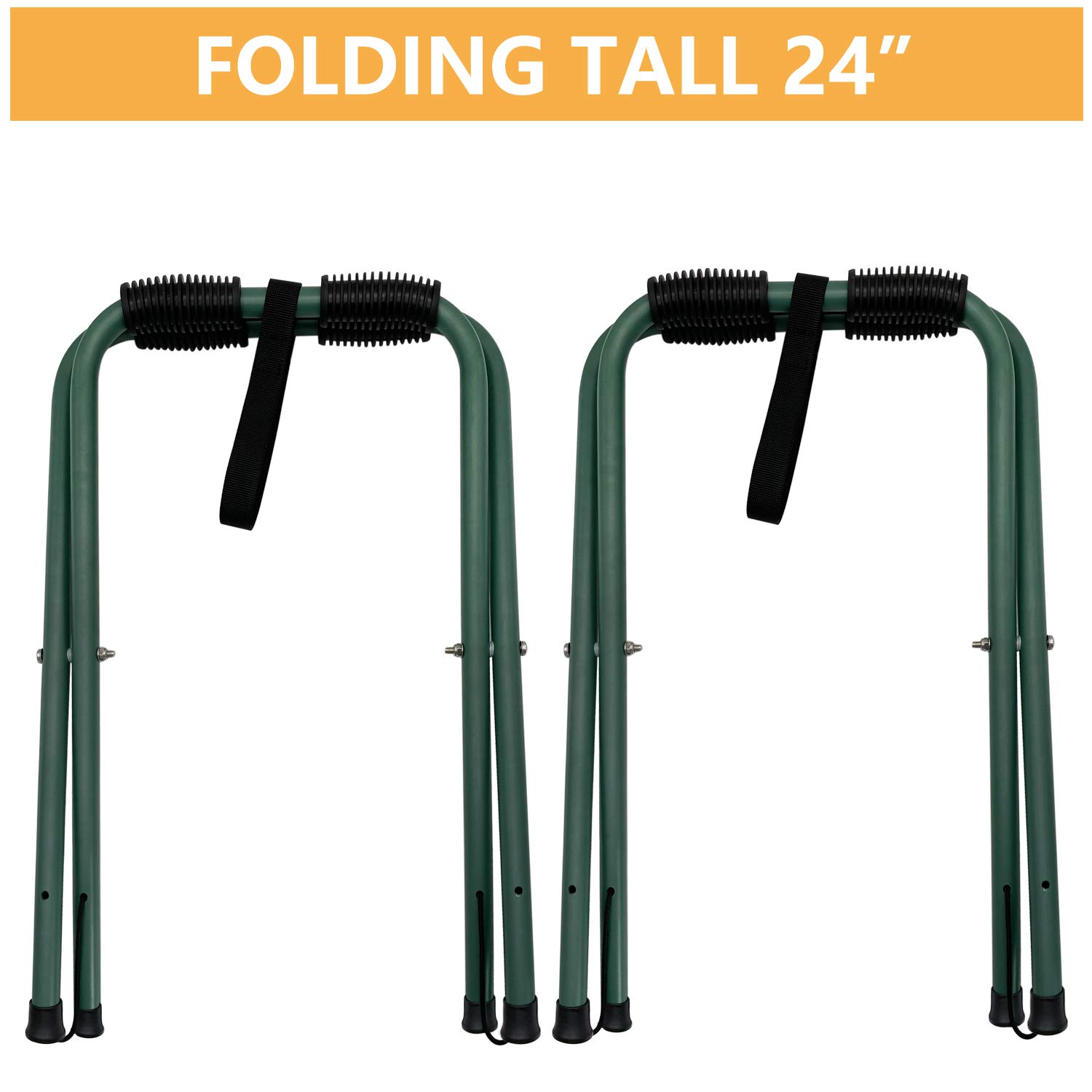 Codinter Kayak Stand, Aluminum Standing Rack for Canoe Boat Surfboard Indoor Outdoor Portable Storage - 17 Inch