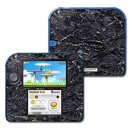 MightySkins Skin Compatible with Nintendo 2DS - Onyx Marble | Protective, Durable, and Unique Vinyl Decal wrap Cover | Easy to Apply, Remove, and Change Styles | Made in The USA