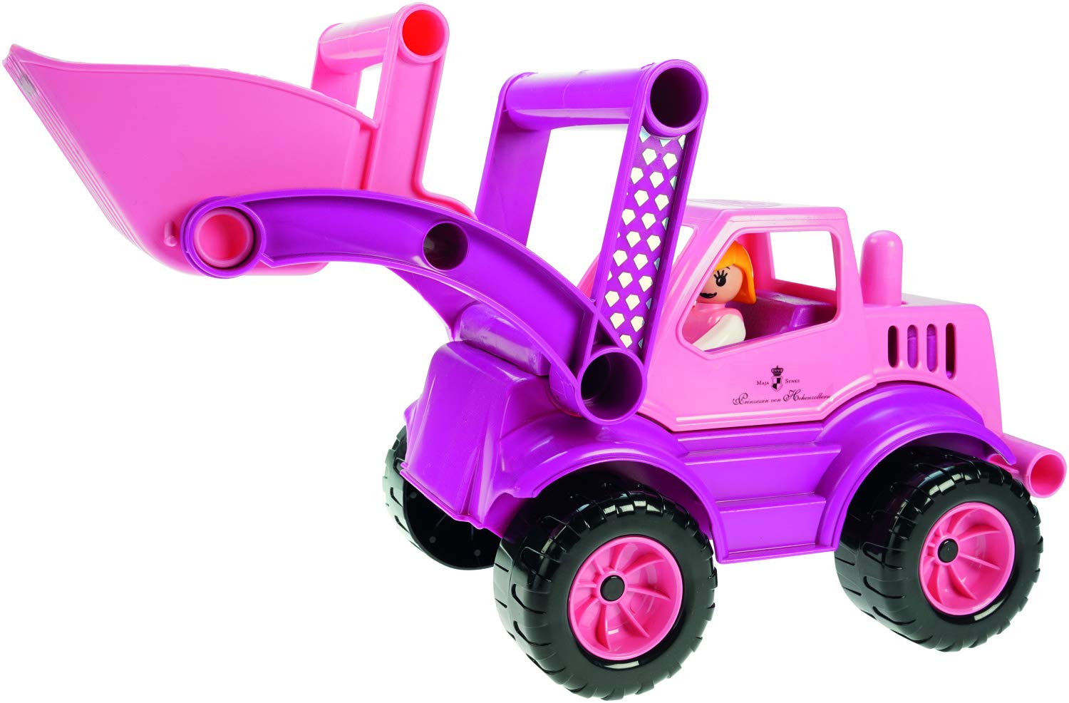 Lena Eco Active Princess Pink Front Loader Truck is a Eco Friendly BPA and Phthalates Free Environment Friendly Biodegradable Green Toy Manufactured from Premium Grade Resin and Wood