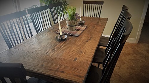 Farm Table with Spindle Legs - Solid Wood Trinity Class Table