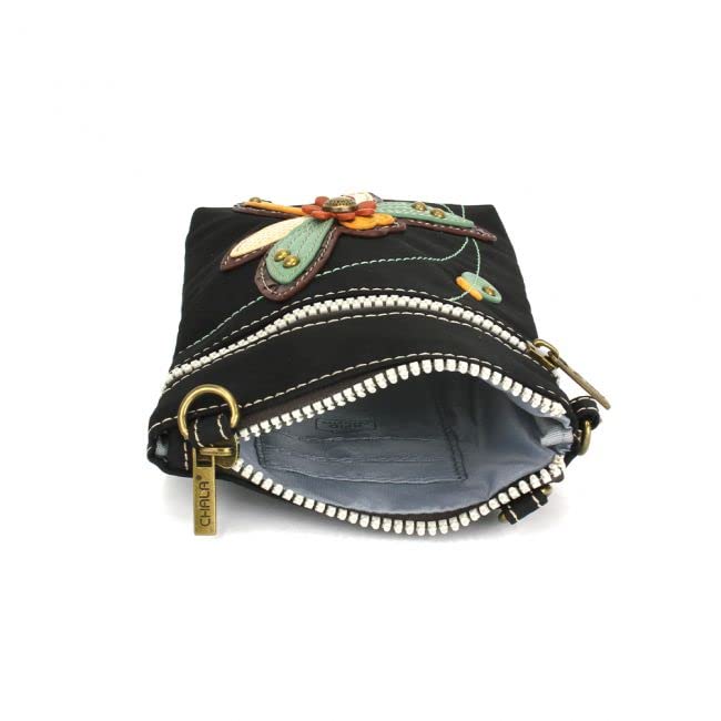 Chala Group Venture Cellphone RFID Protected Crossbody Bag (Daisy: Turquoise)