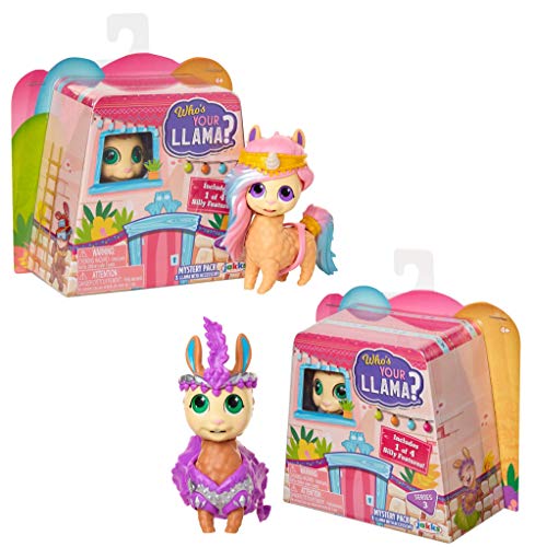 Who's Your Llama Surprise Figures! Series #3 – 10 Different Collectible Figures Available! Includes 2 Mystery Pack for A Total of 2 Toy Llama Figurines [Amazon Exclusive 2 Pack]