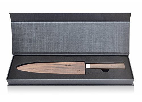 Cangshan J Series 62786 X-7 Steel Sashimi Chef Knife With Walnut Sheath, 10-Inch