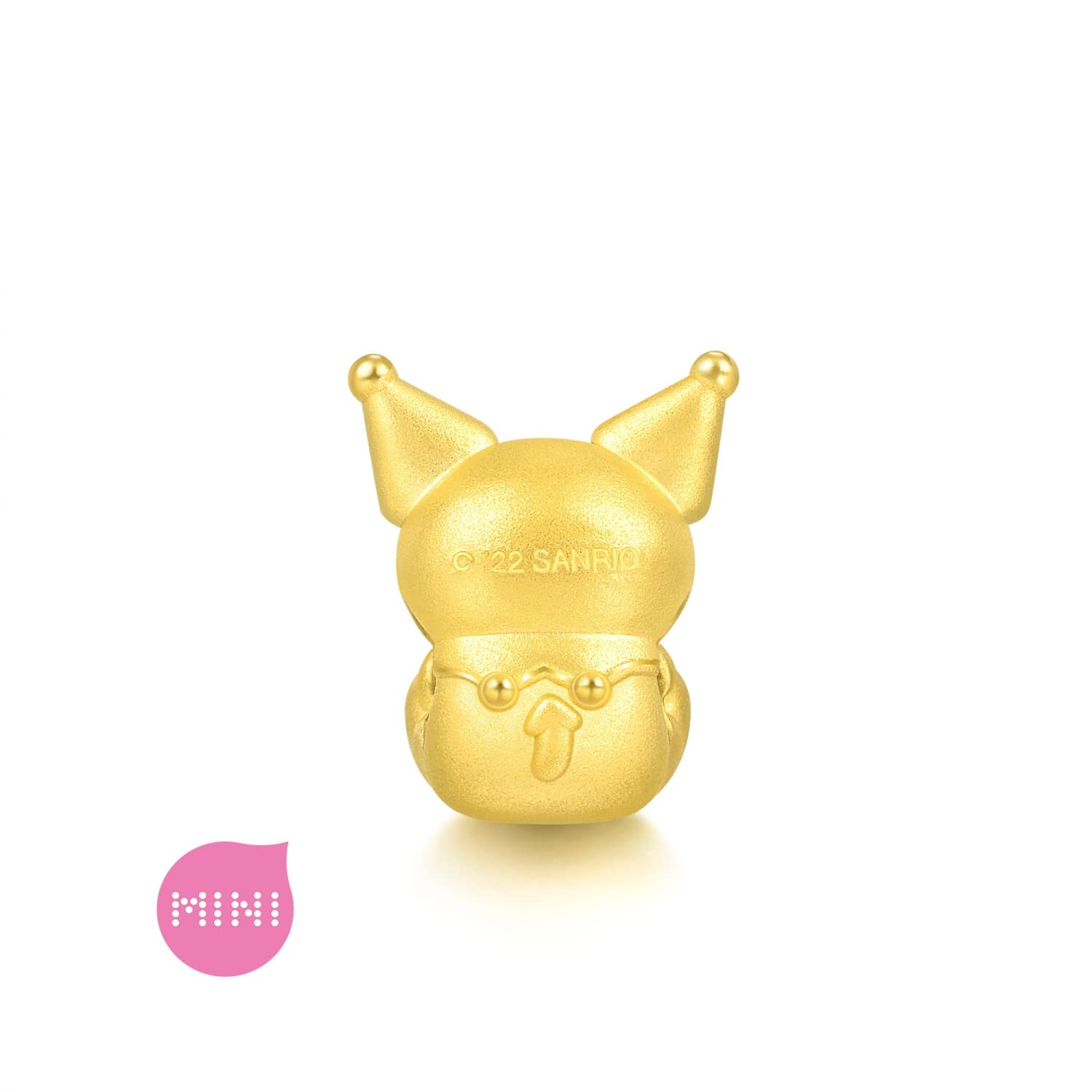 CHOW SANG SANG Sanrio 999 24K Solid Gold Kuromi with Wealthy Sycee Charm Bracelet for Women 93776C