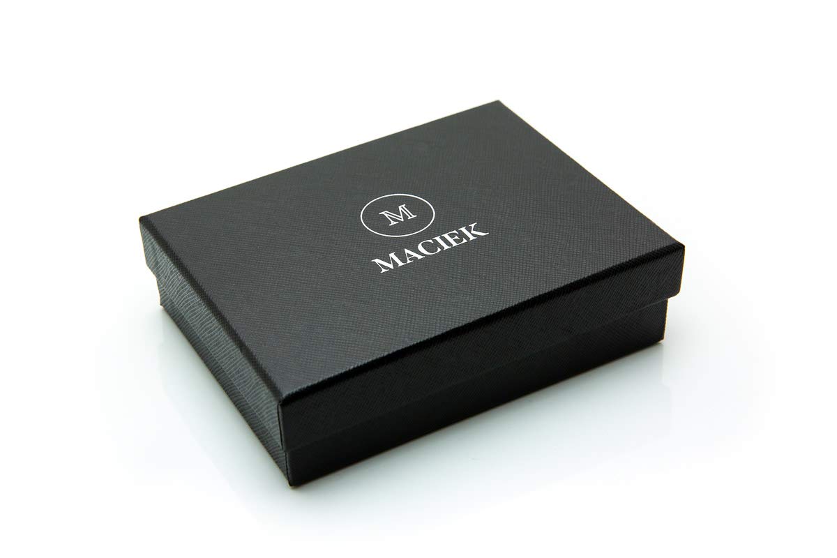 Maciek Le Big Boss RFID Wallet and Card Holder Genuine Leather - Minimalist - RFID Blocking - Men's RFID Wallet - Women's RFID Wallet