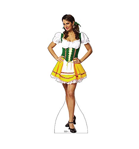 Cardboard People Beer Garden Girl Life Size Cardboard Cutout Standup