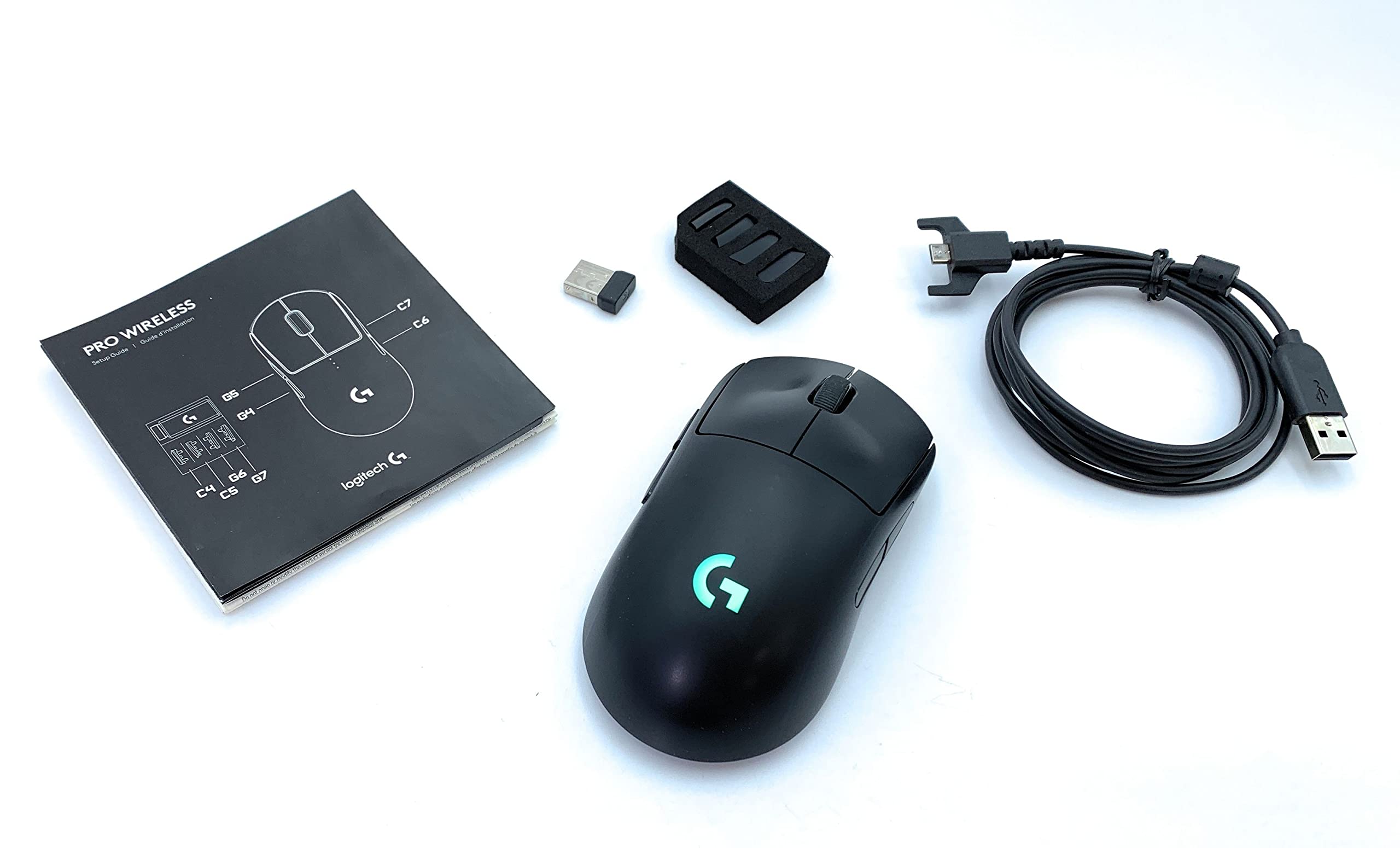Logitech G PRO Wireless Gaming Mouse, German Packaging Version, PC/Mac - Black