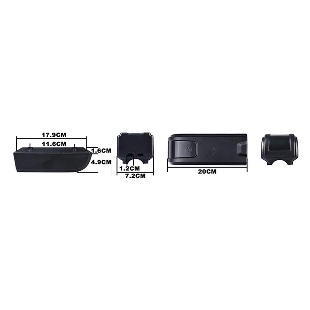 CALIDAKA Controller Box for Electric Bike,E-Bike Controller Protection Box,Electric Bike Controller Case,Bicycle Lithium Battery Controller Box Case for EBike Moped Scooter Mountain Bike