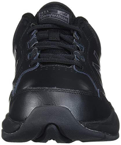 New Balance Men's 411 V1 Training Shoe, Black/Black, 11 Wide
